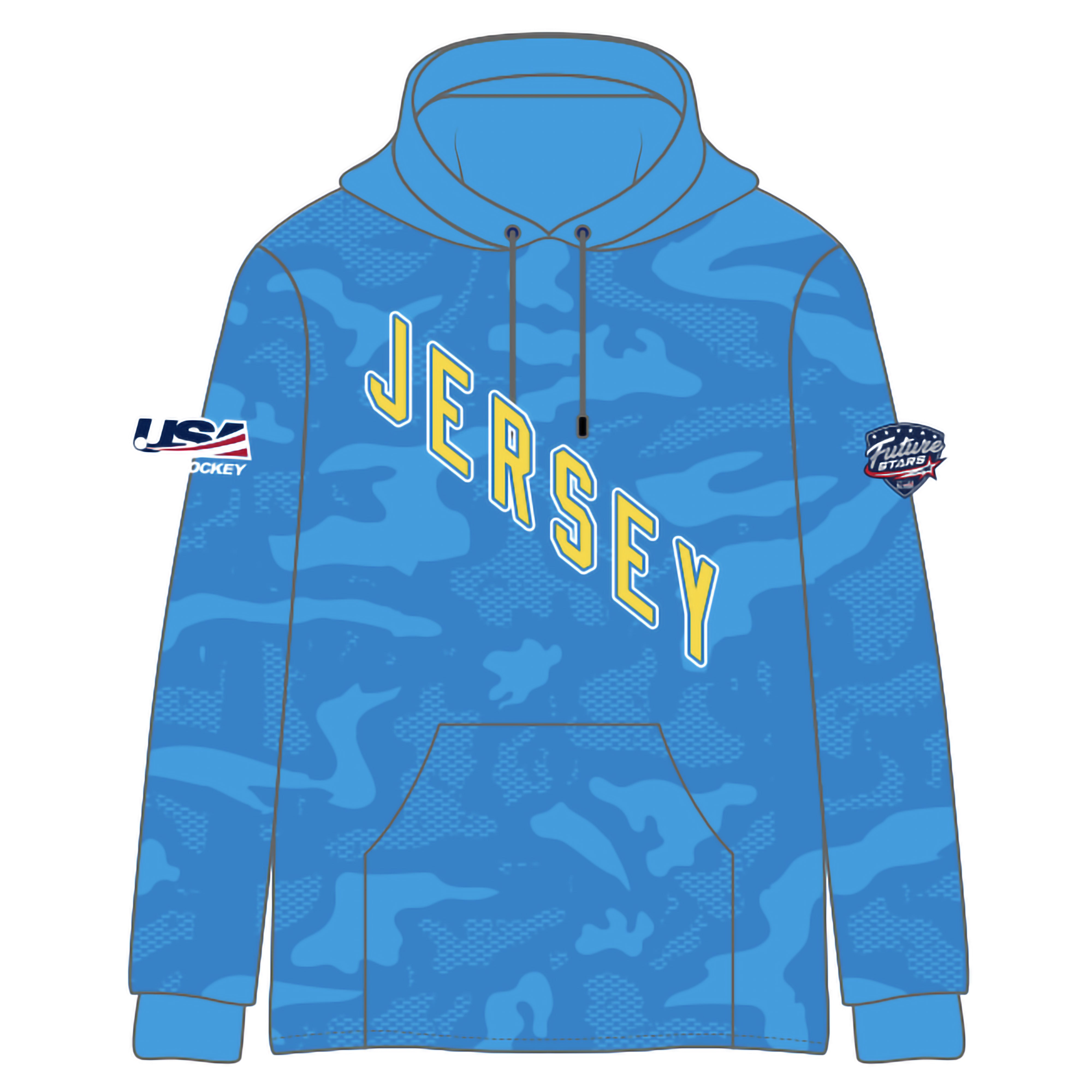 NJ Future Stars Camo Hoodie (2 color options) – USA Ball Hockey Shop